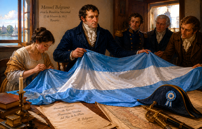 20 de Junio: Argentina celebra la creación de la Bandera Nacional ...